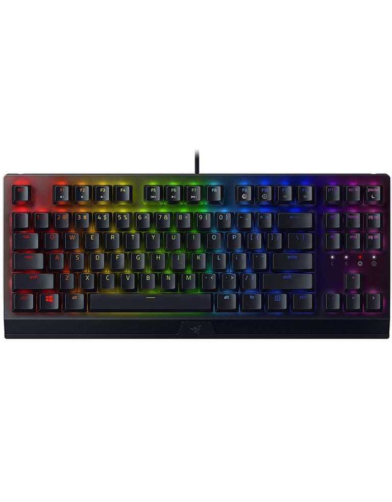 Razer Blackwidow Chroma V3 TKL Compact Mechanical Keyboard [Green] RZ03 ...
