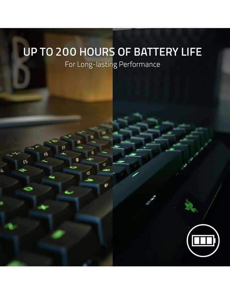 Razer Blackwidow V3 Mini HyperSpeed Wireless 65% Gaming Mechanical ...