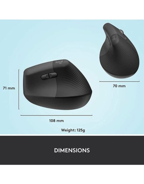Logitech Lift Vertical Ergonomic Mouse - Graphite - iTech Philippines ...