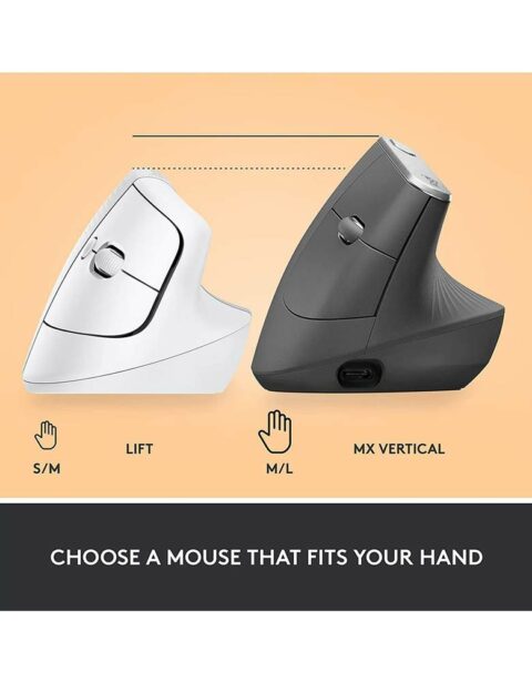 Logitech Lift Vertical Ergonomic Mouse - Off White - iTech Philippines ...