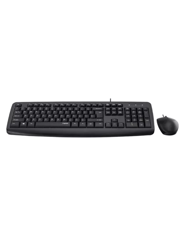 Rapoo Nx1600 Wired Mouse And Keyboard Combo [black] Itech Philippines Computer It Needs And More