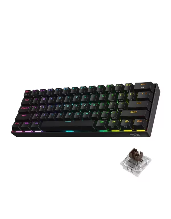 Redragon K530 PRO Draconic 60% Wireless Mechanical [Brown]