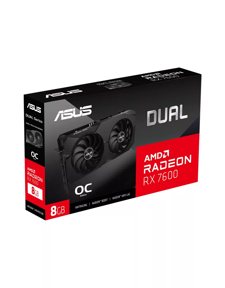 ASUS Dual Radeon RX 7600 OC Edition 8GB GDDR6 - i.Tech PH