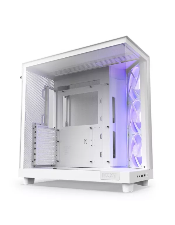 NZXT H6 Flow RGB Compact Dual-Chamber | White - i.Tech PH