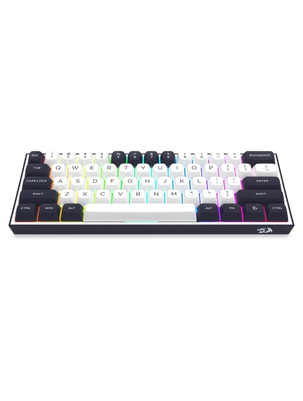 Redragon K717WB Alcor RGB QMK/VIA 60% Hot-Swappable Wireless Mechanical ...