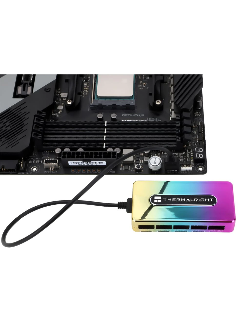 Thermalright ARGB Fan Hub REV.A 10-Port 3 Pin PC Fan Controller - i.Tech PH