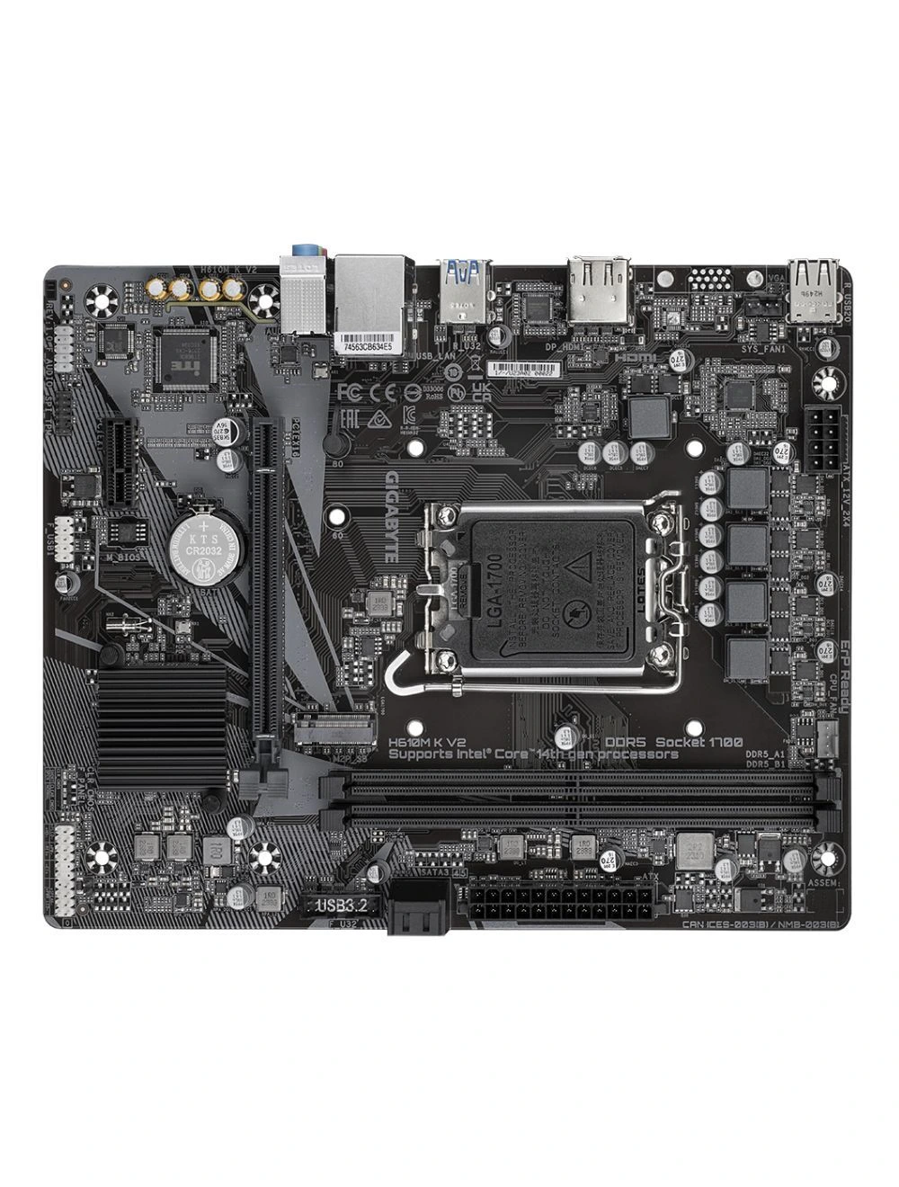 Gigabyte H610M K V2 (Rev. 1.0) Micro ATX - i.Tech PH