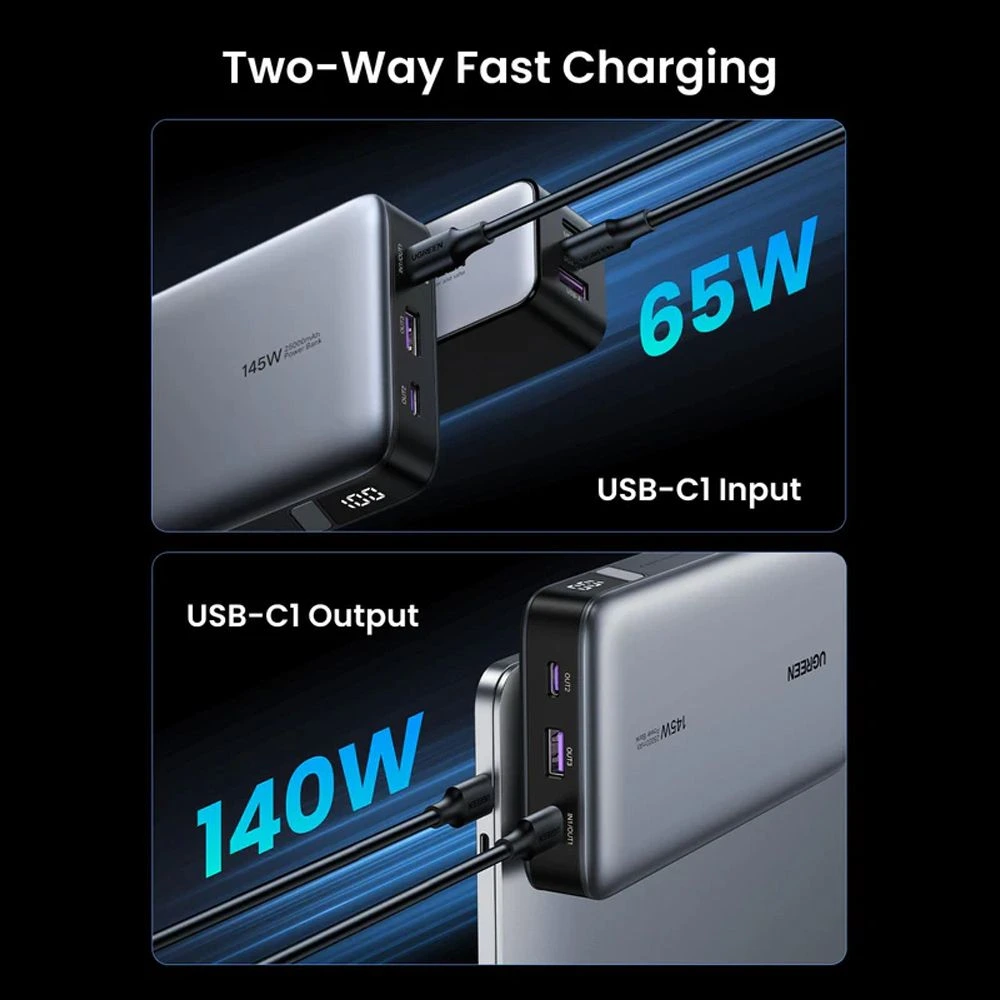 Ugreen 145W 25000mAH PD Fast Charging - i.Tech PH